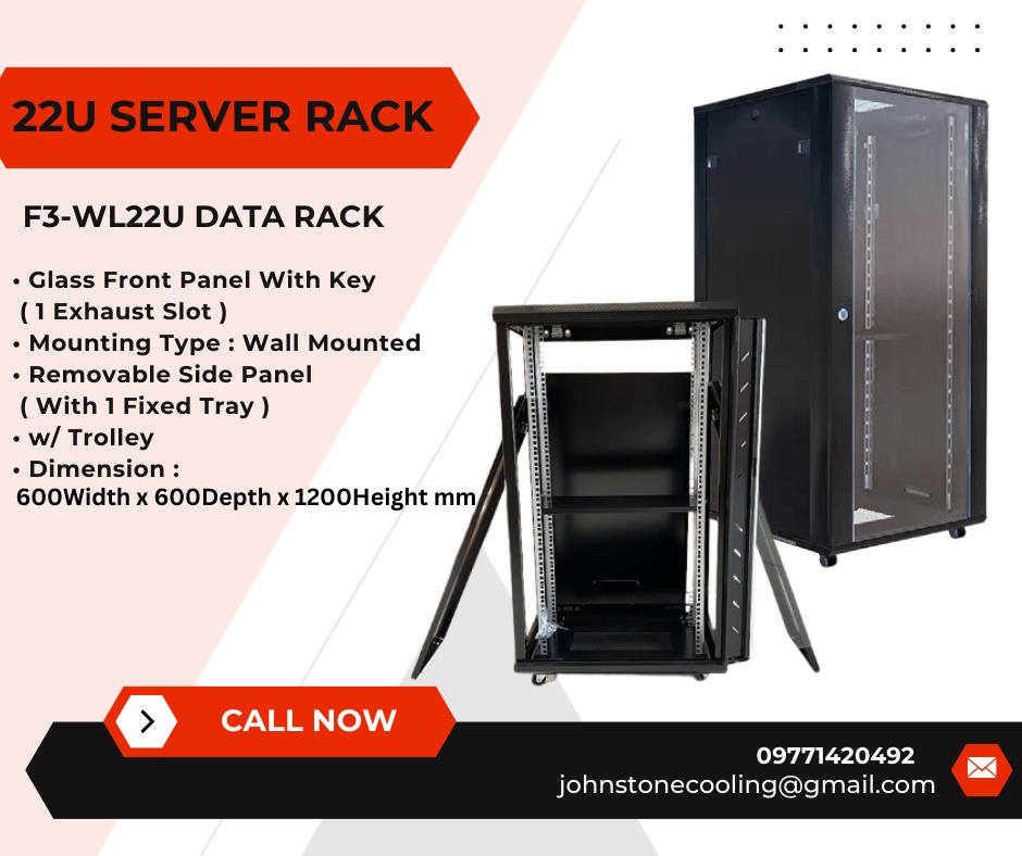 22U DATA RACK/ SERVER RACK ( L600 : W600 : H1200mm ), Everything Else ...