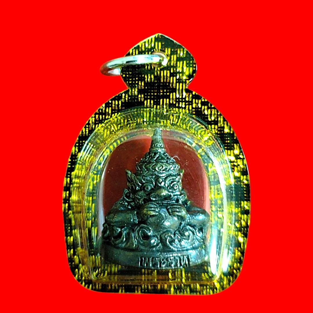 Phra Rahu with Kring/Powerful Phra Lahu/Temple Code at Bottom, LP Sawai ...