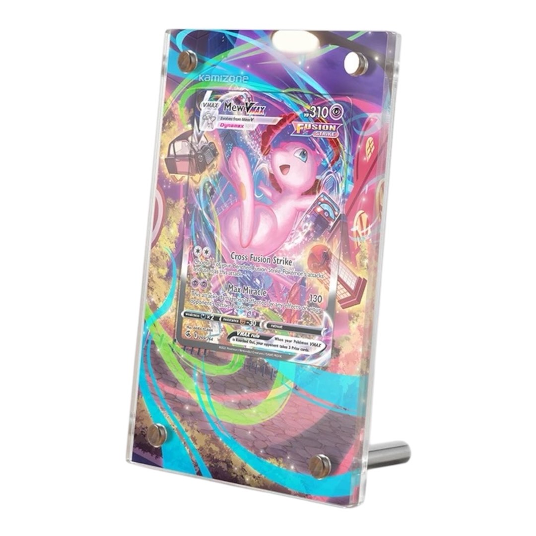 《預訂🔥》寶可夢卡牌 卡架 展示架 PTCG 夢幻VMax 異圖 卡磚 展示架 (另有PSA版本), 興趣及遊戲, 玩具 & 遊戲類 - Carousell