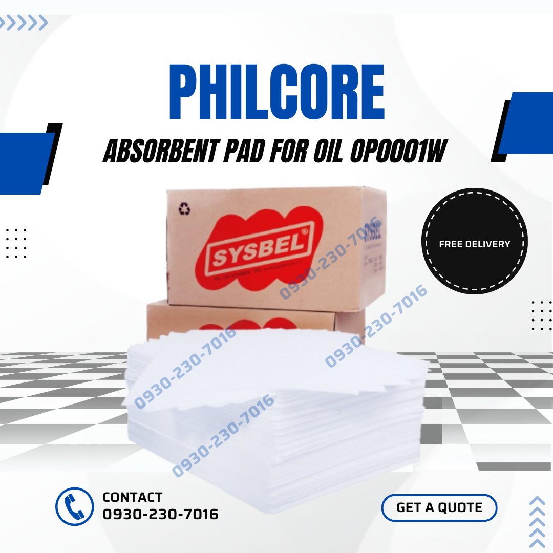 Absorbent Pad for Oil Op0001w, Hydrophobic absorbent pad, Oil cleanup ...