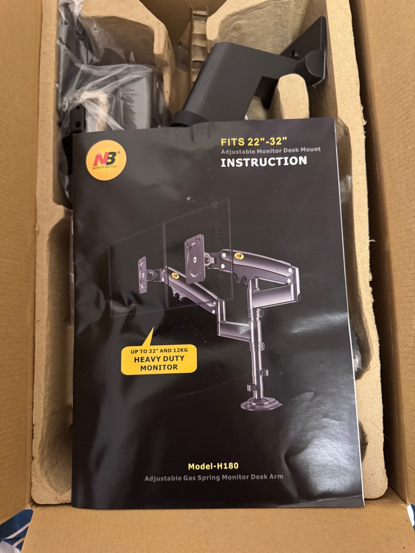 Adjustable Monitor Desk Mount, Mobile Phones & Gadgets, Mobile & Gadget ...