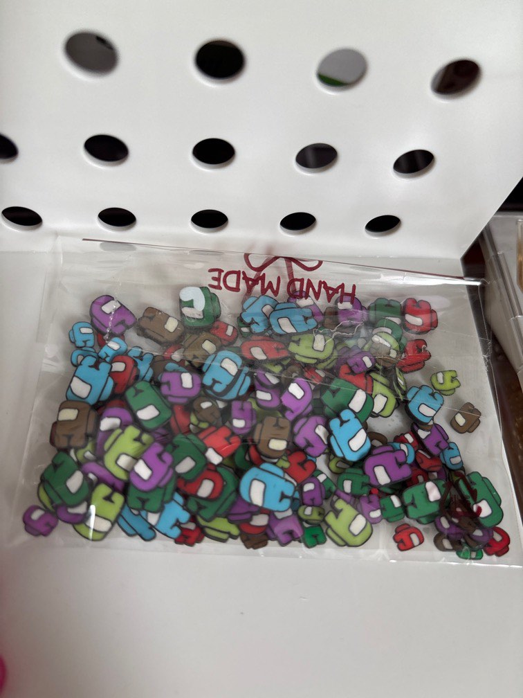 Among Us Polymer Slice for art/ resin, Hobbies & Toys, Stationery ...