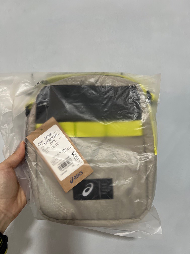Asics Crossbody Bag in Grey, Men's Fashion, Bags, Sling Bags on Carousell