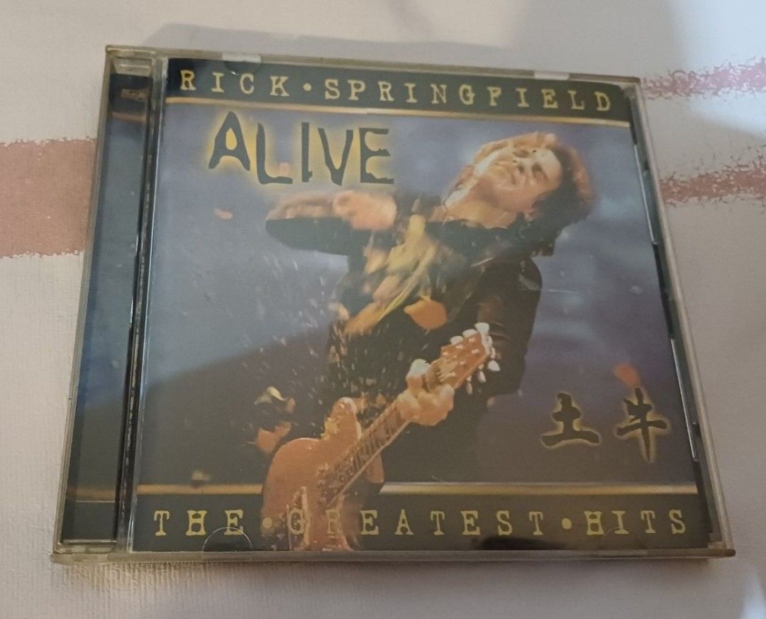 Auspop Live Concert Rick Springfield Greatest Hits Alive Album Rock CD ...