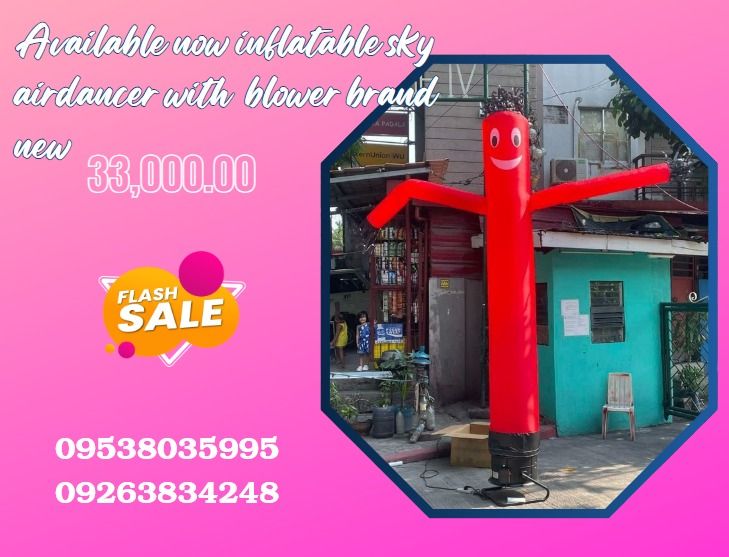 Available now inflatable sky air dancer with blower brand new ...
