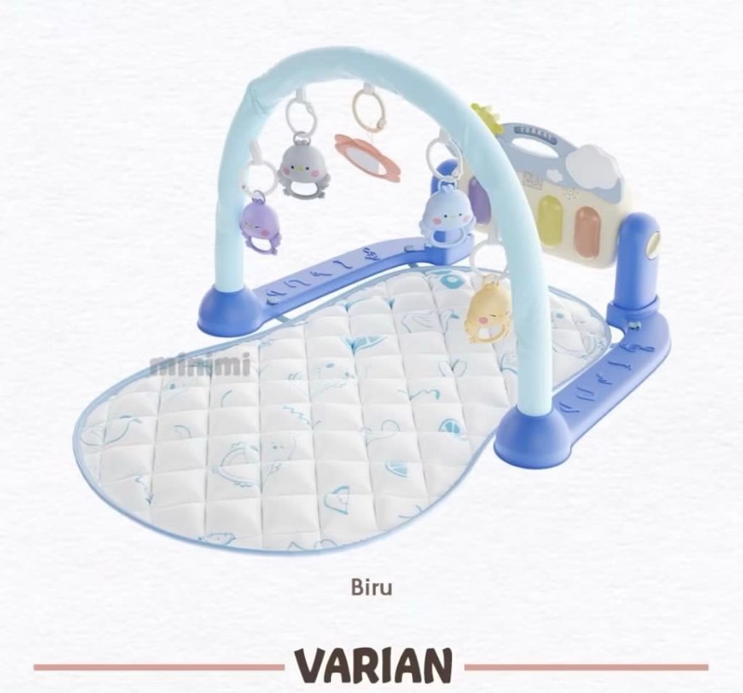 Baby gym playgym playmat set music play gym piano baby, Bayi & Anak ...