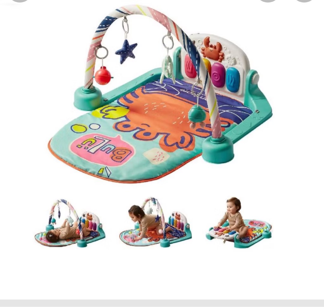 Babycare Baby Play Gym with Piano Gym Stand - Crab, Babies & Kids ...