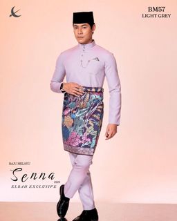 BAJU MELAYU SENNA 2025 (VERSION MERQEEN), Men's Fashion, Muslim Wear ...