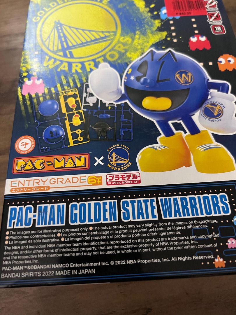 Bandai Spirits NBA Pac-Man Entry Grade Golden State Warriors Model Kit ...