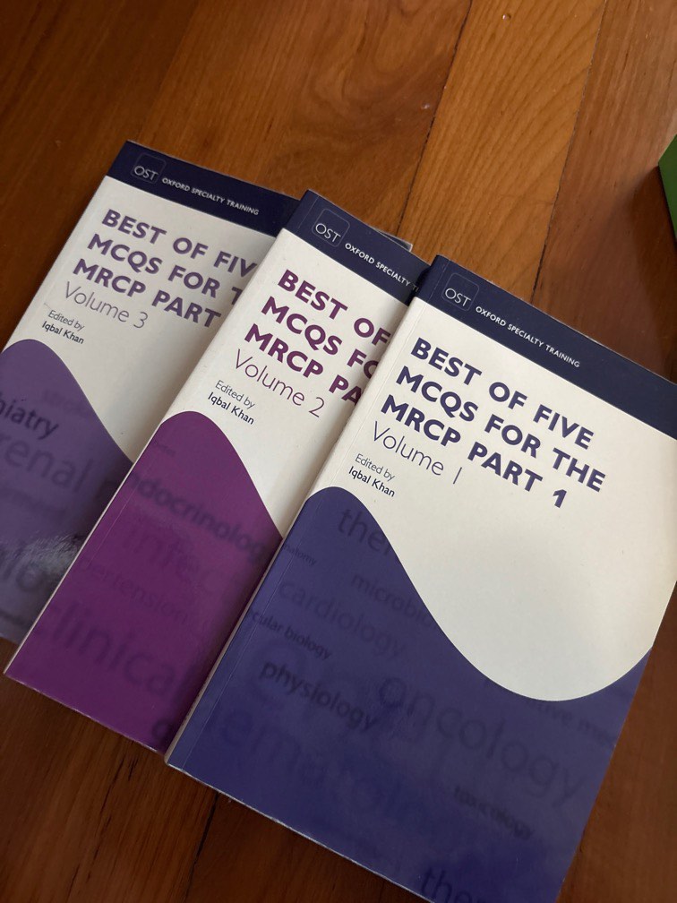 Best Of Five MCQs for the MRCP Part 1, all 3 volumes, Hobbies & Toys ...