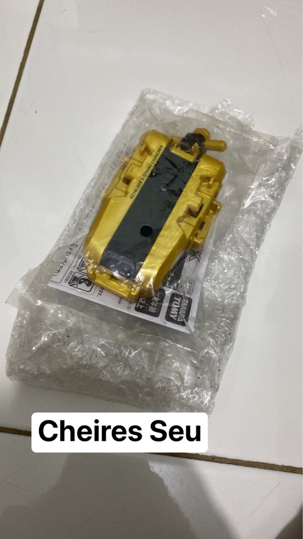 (Nego) Beyblade X - G2 Gold String Launcher, Hobbies & Toys, Toys ...