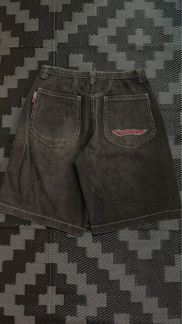 BIG SAM JORTS BAGGY JORTS BAGGY JEANS Y2K HIPHOP LIKE SOUTHPOLE JNCO ...