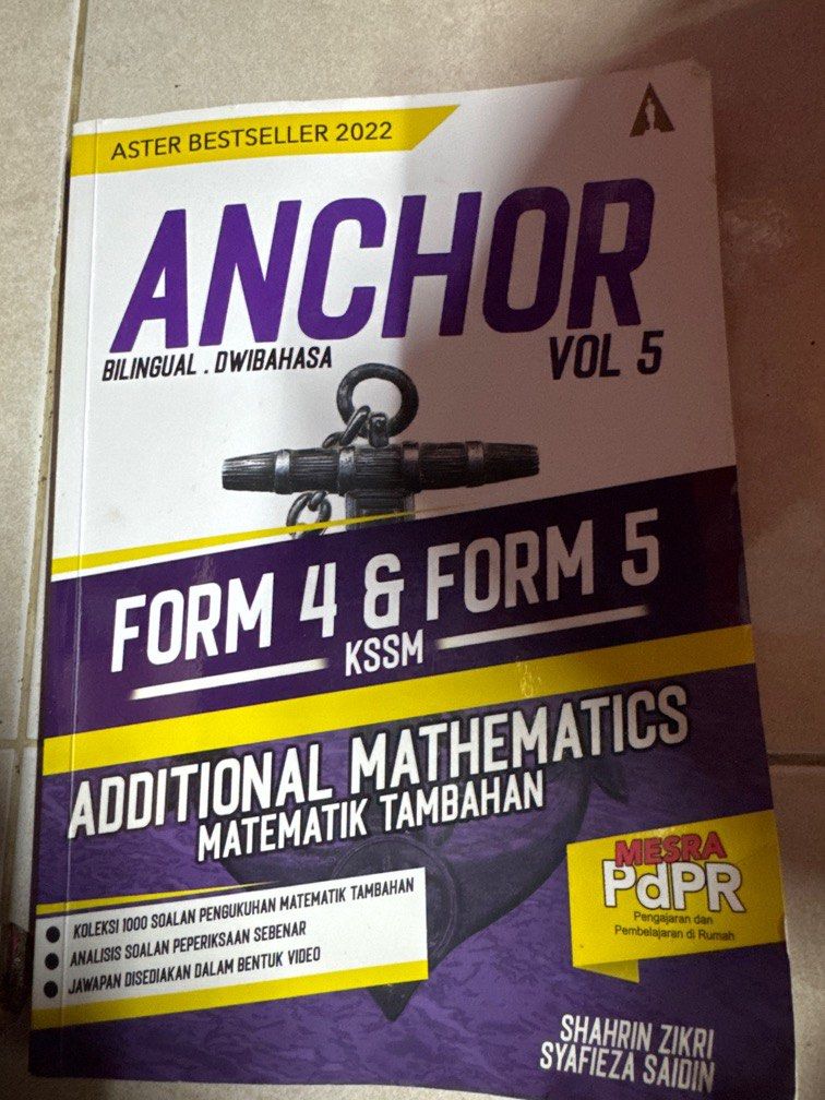 BUKU ADD MATH ASTER (VOL 5), Everything Else, Others on Carousell