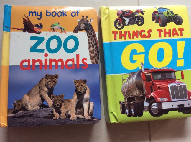(Bundle deals $4) My book of zoo animals / things that go! for nursery ...