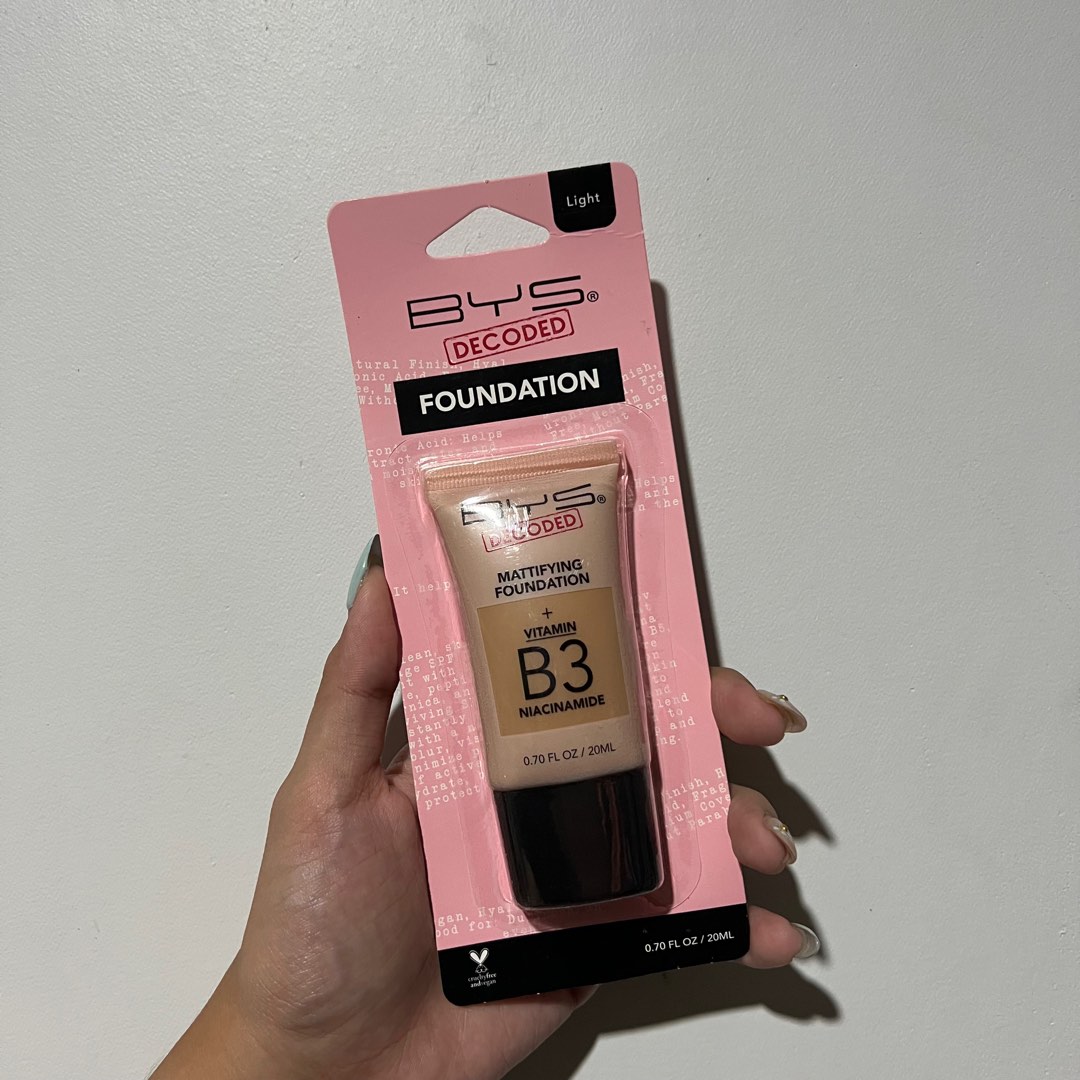 BYS DECODED Foundation in shade Light, Beauty & Personal Care, Face ...