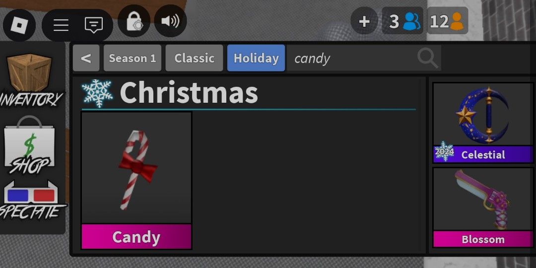 Candy knife Murder mystery 2 mm2 ROBLOX rblx, Video Gaming, Video Games ...