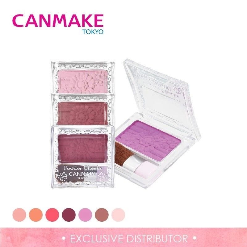 Canmake Tokyo powder cheeks blush blusher 43 coral hologram, Beauty & Personal Care, Face ...