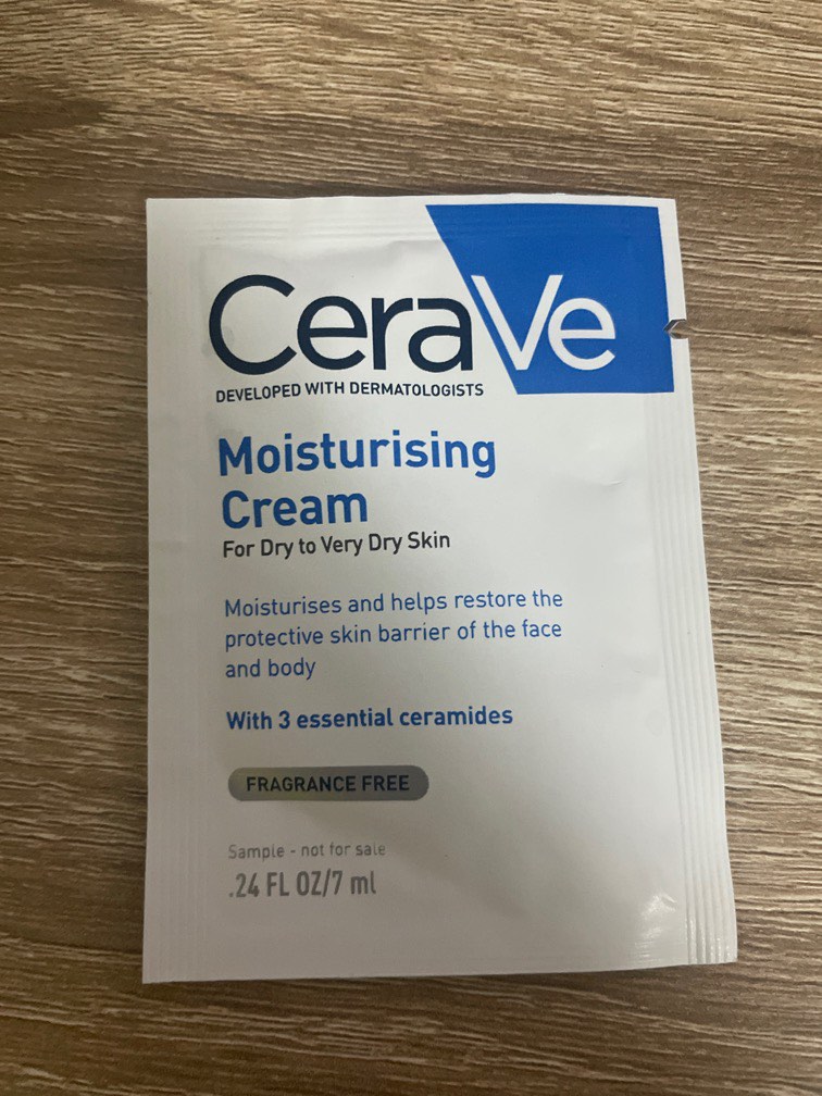Cerave Moisturising Cream 7ml sample, Beauty & Personal Care, Face ...