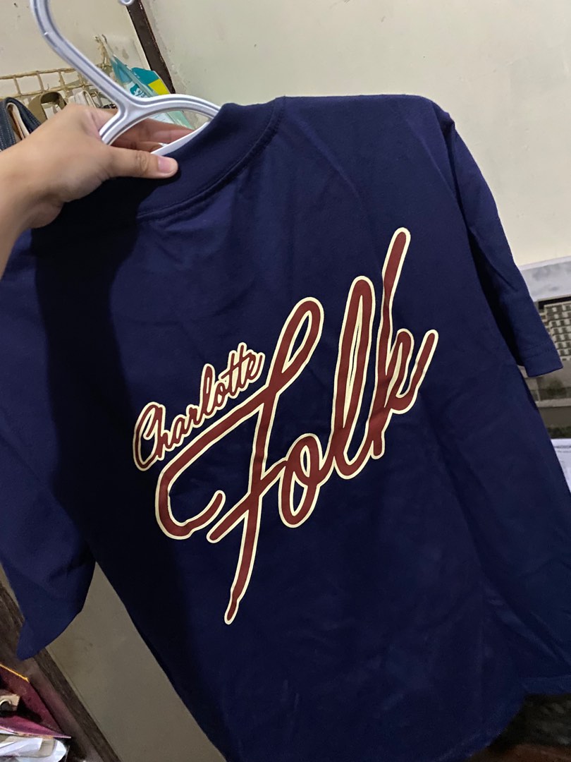 Charlotte folk Refined script tee, Women's Fashion, Tops, Shirts on ...