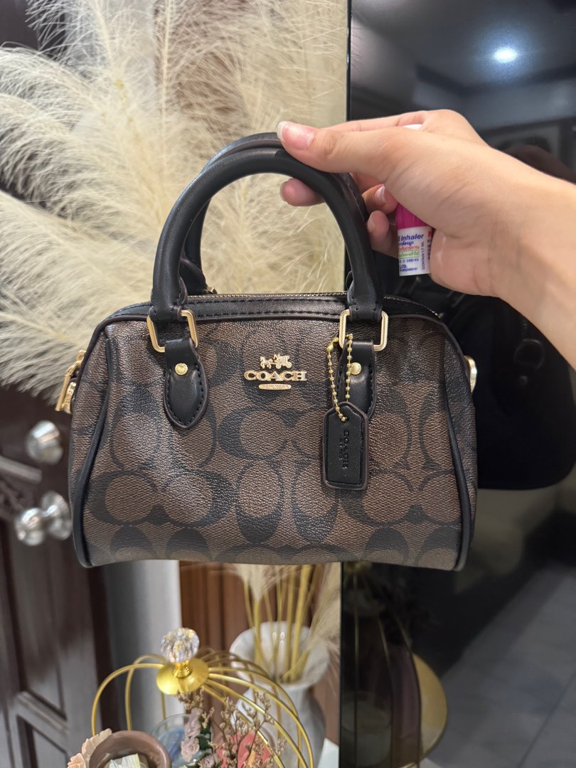 Coach micro Rowan sling, Luxury, Bags & Wallets on Carousell