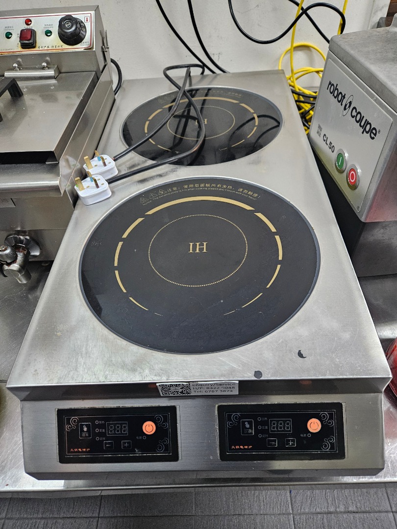 Commercial Double Table Top Induction Cooker (2 x 3,500kw), TV & Home ...