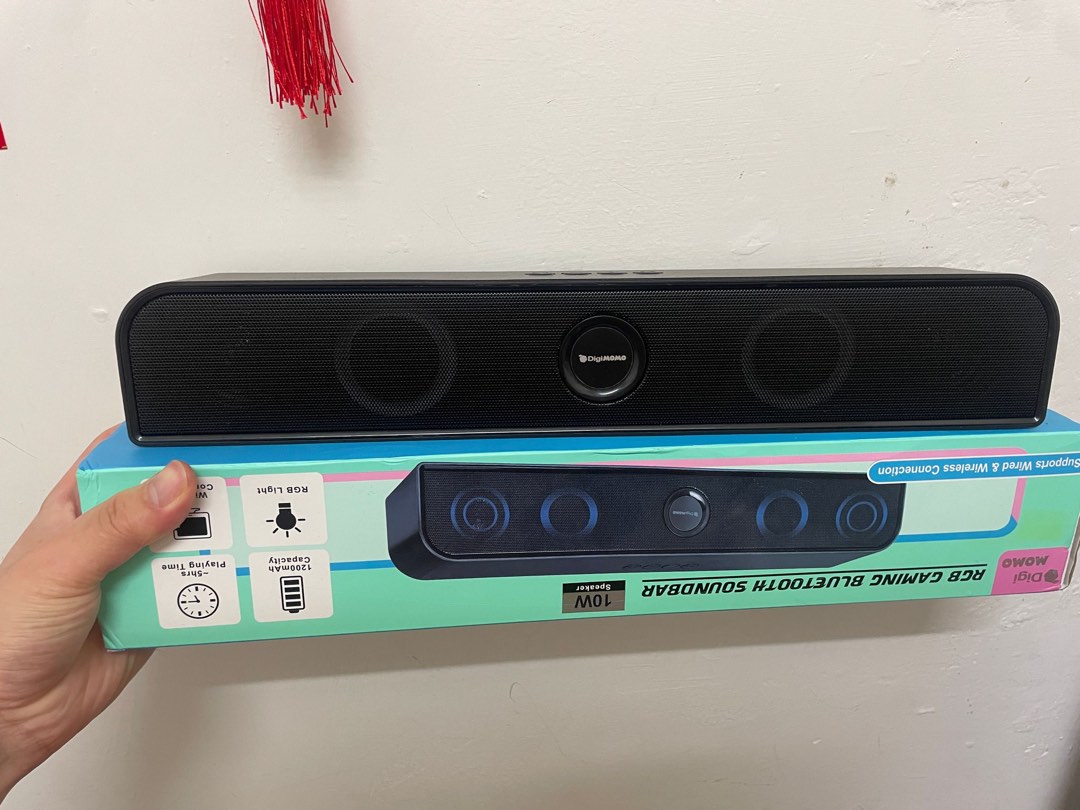 Digimomo電競藍牙揚聲器, 音響器材, Soundbar、揚聲器、藍牙喇叭、耳擴 - Carousell
