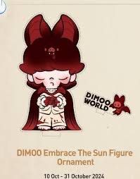 DIMOO EMBRACE THE SUN FIGURE - ORNAMENT, Hobbies & Toys, Collectibles ...