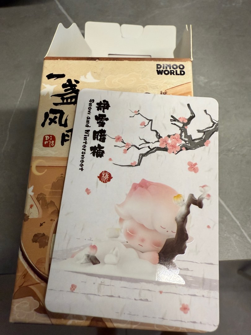 Dimoo Stories in a Cup Snow and Wintersweet, Hobbies & Toys, Toys ...