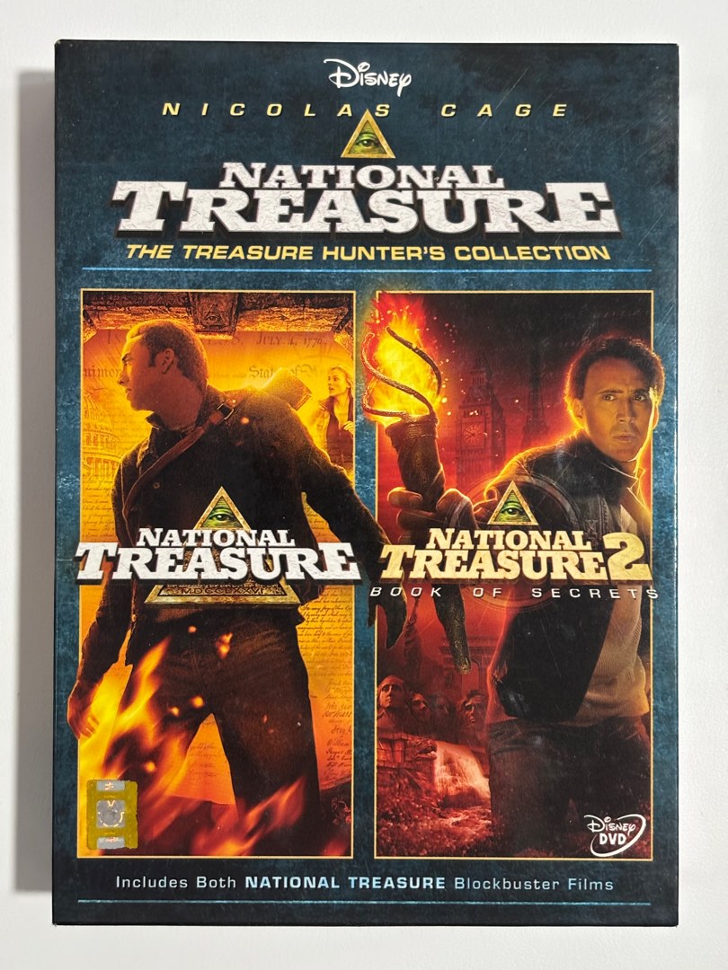 DVD Movies - NATIONAL TREASURE 1&2 (NICOLAS CAGE), Hobbies & Toys ...