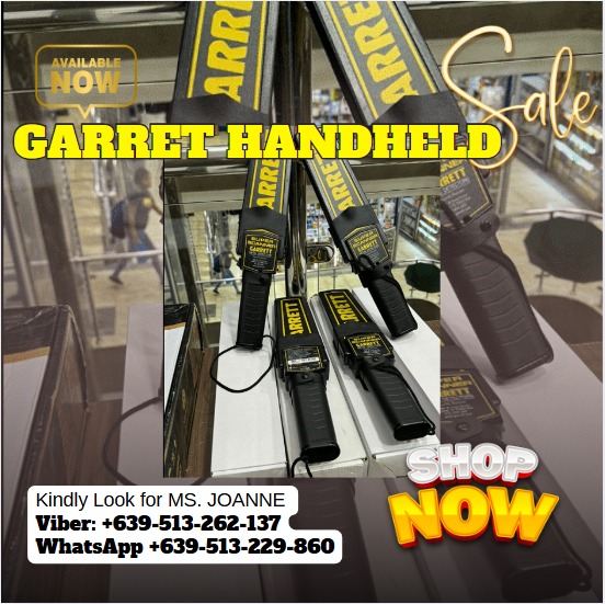 FOR SALE ONHAND NOW - GARRET HANDHELD BRAND NEW, Everything Else ...