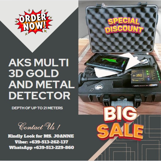 FOR SALE The AKS Multi 3D Gold detector and metal detector scanner long range locator ...