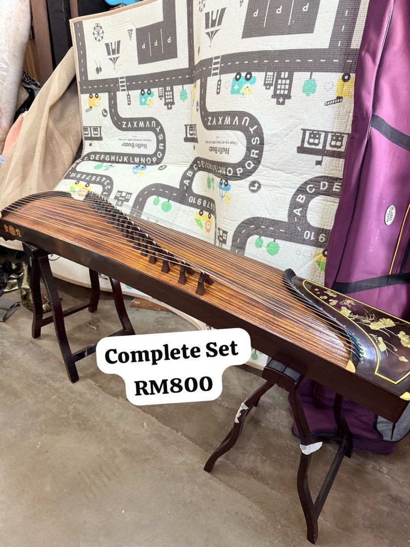 Gu zheng guitar ( kelantan, Hobbies & Toys, Music & Media, Musical ...