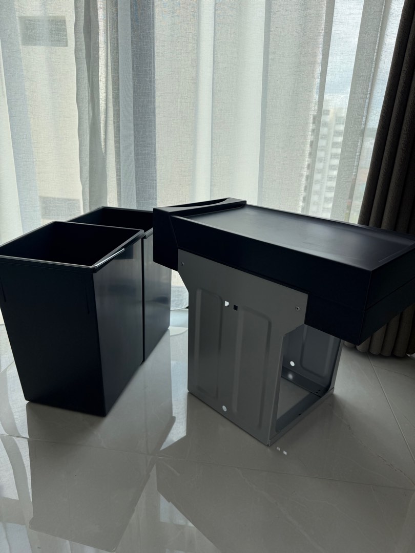 HAILO TWO-COMPARTMENT WASTE BIN, Furniture & Home Living, Cleaning ...