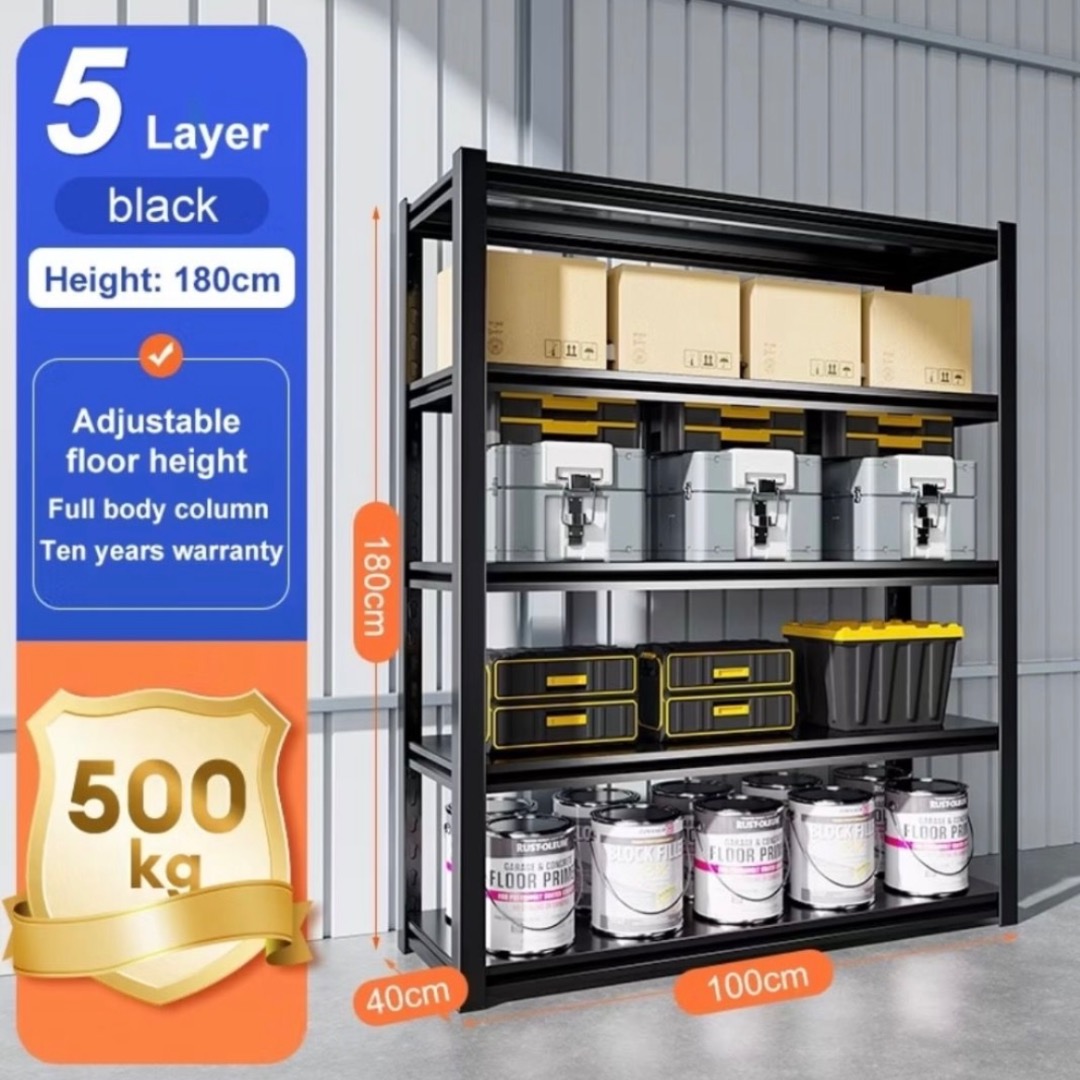 Heavy Duty Steel Kitchen Storage Shelf | Reinforced Multilayered Metal ...