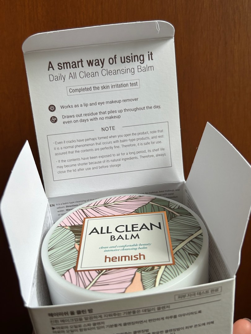 heimish all clean balm 120ml, Beauty & Personal Care, Face, Face Care ...