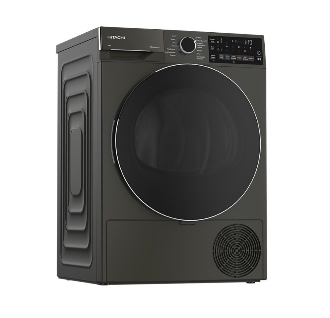 Hitachi Tumble Dryer TD-XFVEM 8kg, TV & Home Appliances, Washing ...