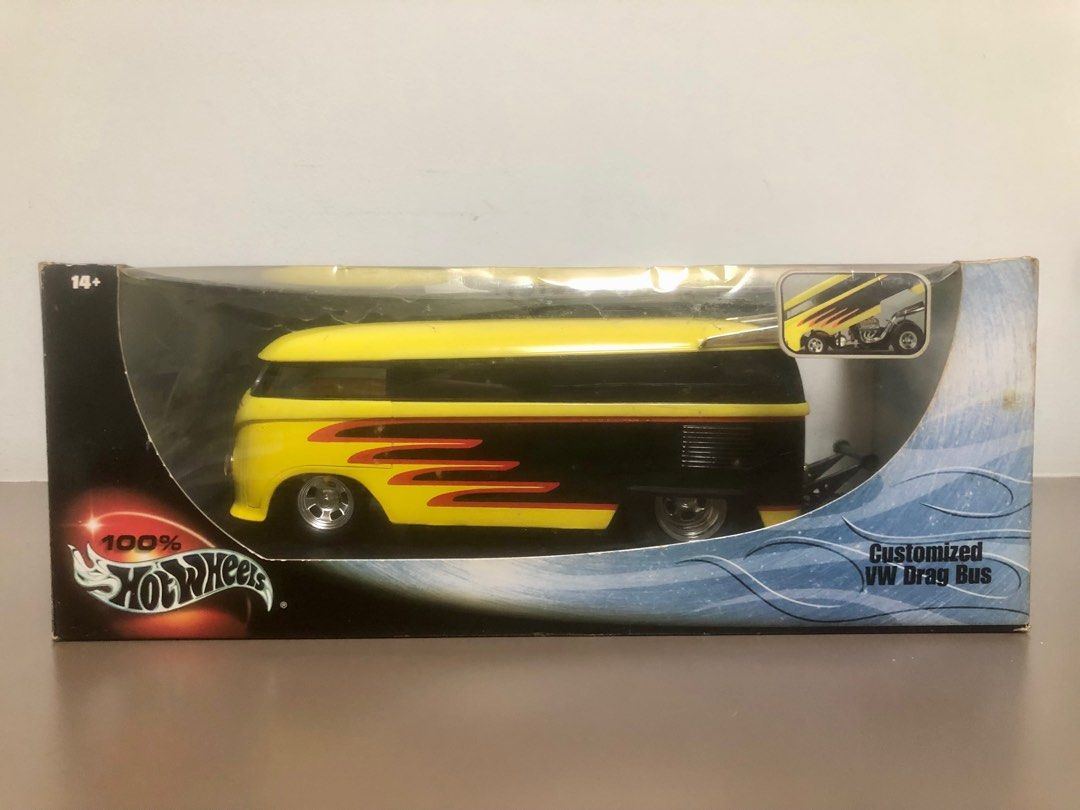 HotWheels Custom VW Drag Bus 1:24 Scale Model, Hobbies & Toys, Toys ...