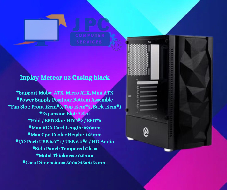 INPLAY METEOR 03 MID TOWER CASE BRANDNEW, Computers & Tech, Parts ...