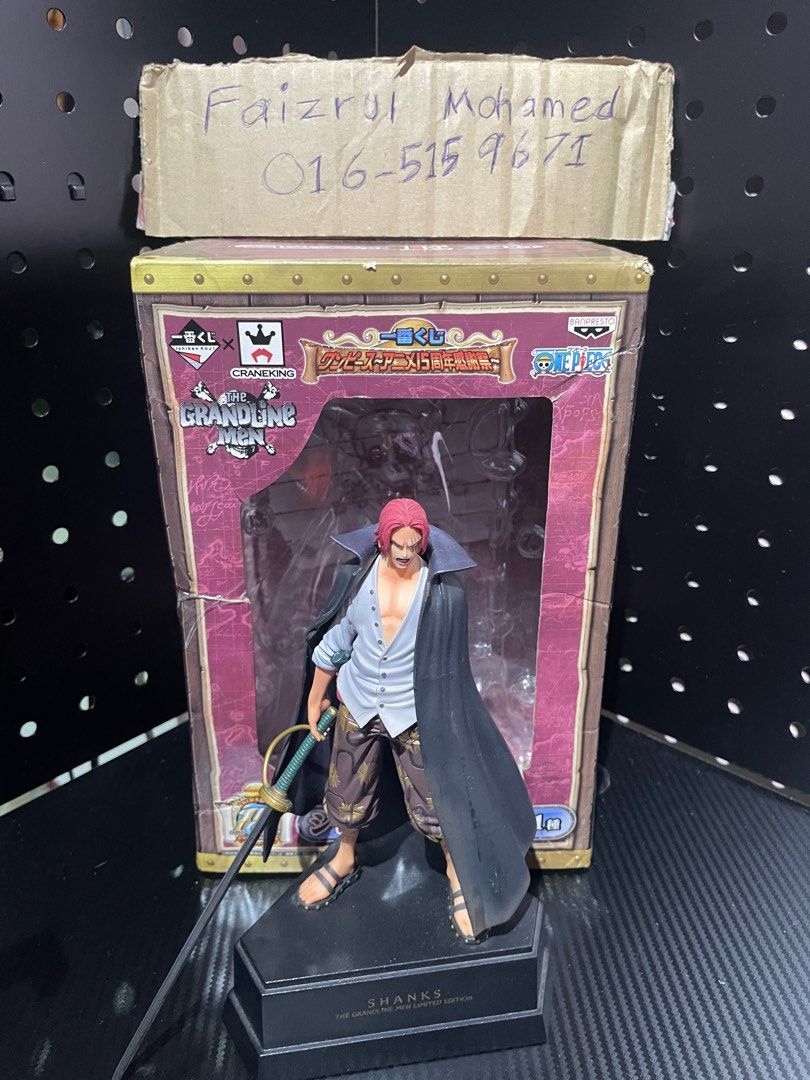 Japan Authentic Ichiban Kuji One Piece Anime 15th Anniversary Shanks ...