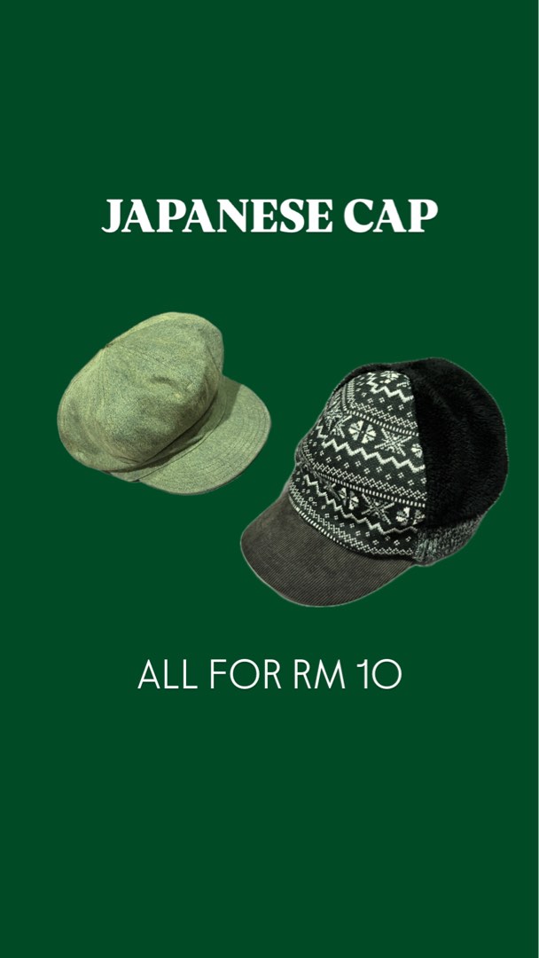 Japanese cap, Men's Fashion, Watches & Accessories, Cap & Hats on Carousell