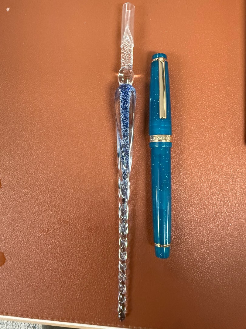 Jinhao 82 fountain pen and glass nib pen - dupe of sailor pen, Hobbies ...
