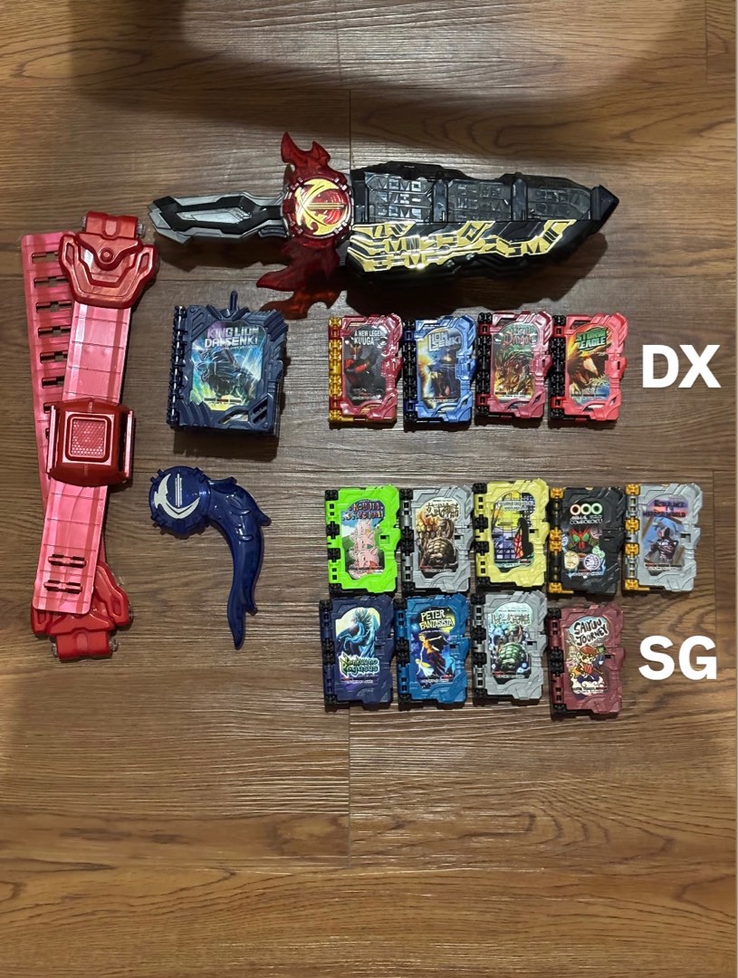 KAMEN RIDER SABER DX SG BUNDLE SET, Hobbies & Toys, Toys & Games on ...