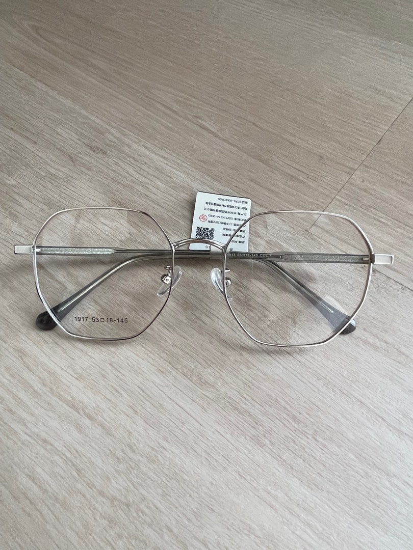 Korean Viral Frame Glasses Anti Blue Light Transparent Glasses ...