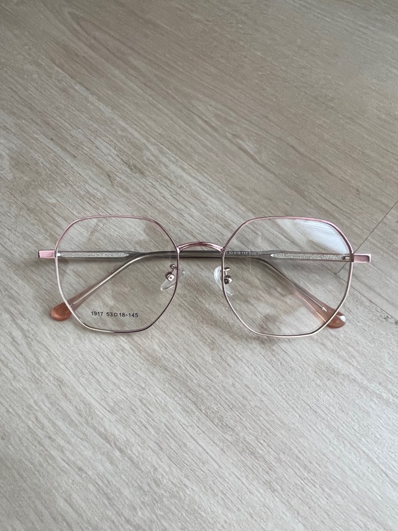 Korean Viral Frame Glasses Anti Blue Light Transparent Glasses ...