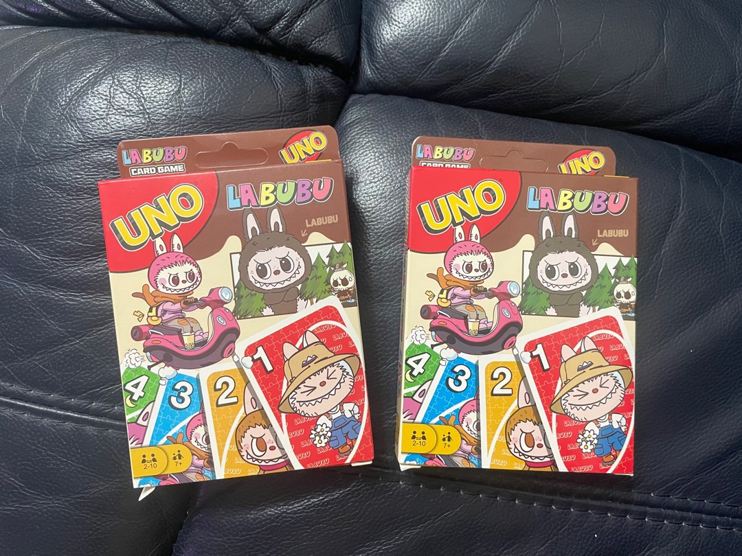 LABUBU UNO, 興趣及遊戲, 玩具 & 遊戲類 - Carousell