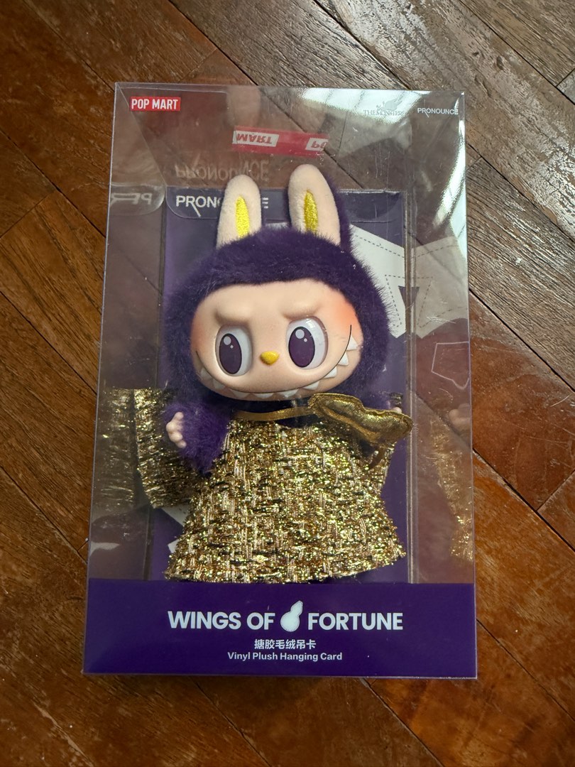 Labubu Wings of fortune vinyl plush, Hobbies & Toys, Toys & Games on ...