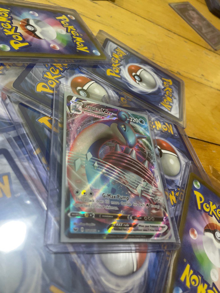 Lapras VMAX, Hobbies & Toys, Toys & Games on Carousell