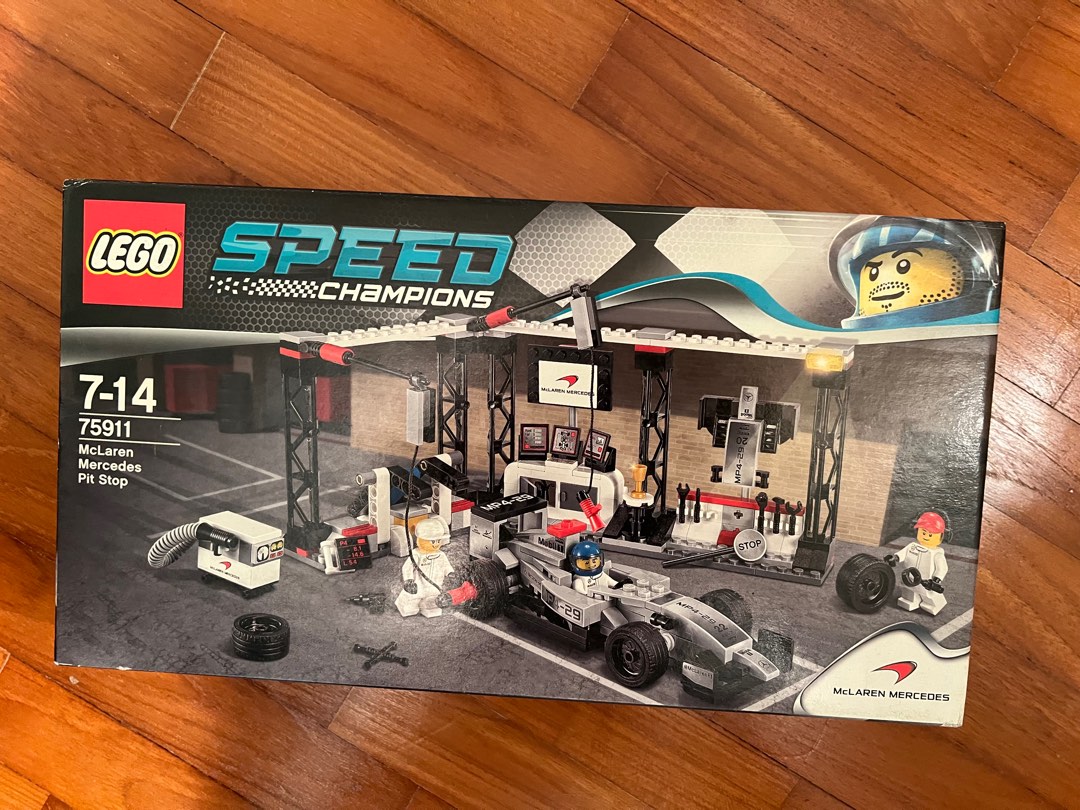Lego Speed Champions 75911 McLaren Mercedes Pit Stop, Hobbies & Toys ...