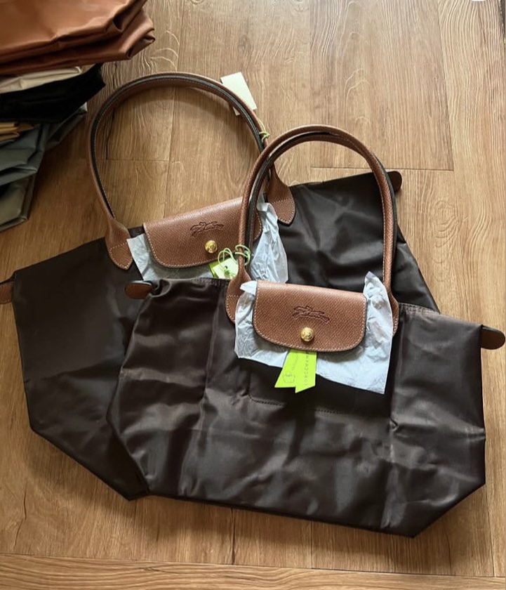 Longchamp long handle large and small!!, Women's Fashion, Bags ...