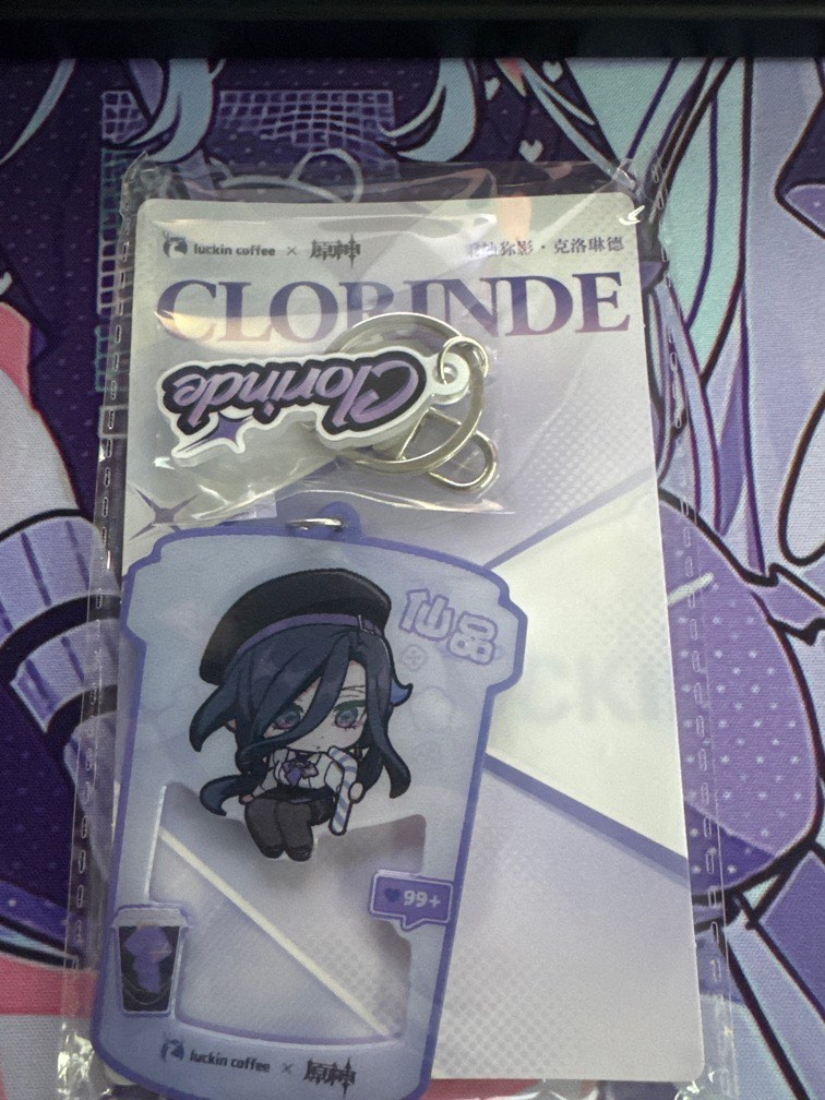 Luckin Coffee X Genshin Impact Clorinde Keychain, Hobbies & Toys, Toys ...